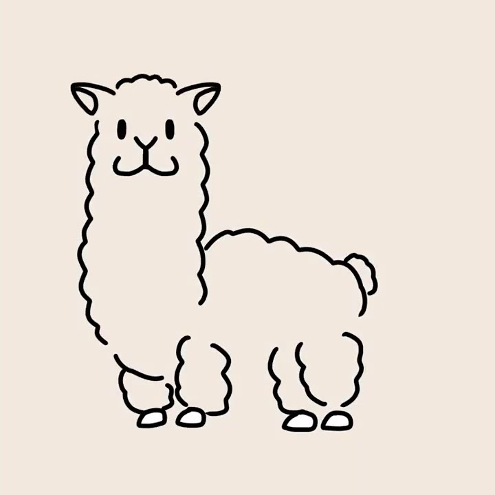 알파카 Alpaca 친구 그리기 Shorts Youtube