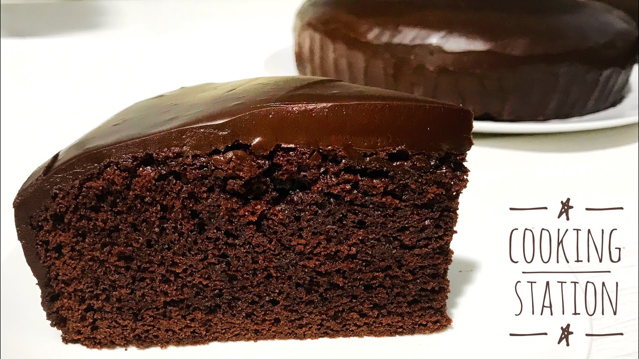 Chocolate Fudge Cake With Ganache Recipe | Cooking station - YouTube