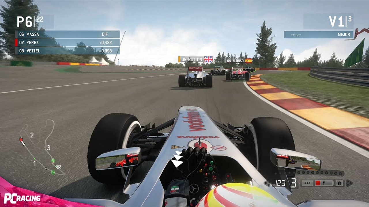 F1 2013 Gameplay GP de BELGICA VODAFONE MCLAREN MERCEDES [1080p60FPS ...