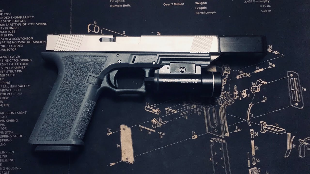 Polymer 80 PF45 10mm build - YouTube