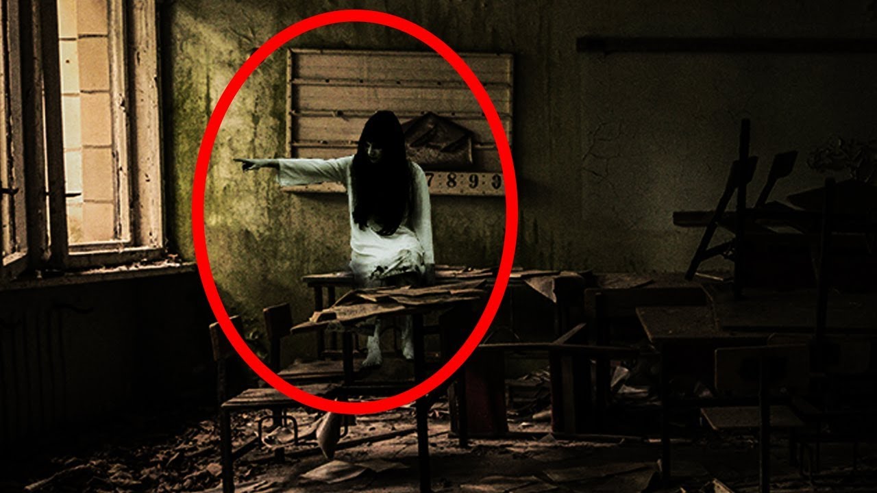 Scary Video! Ghost Caught From Abandoned Classroom - YouTube