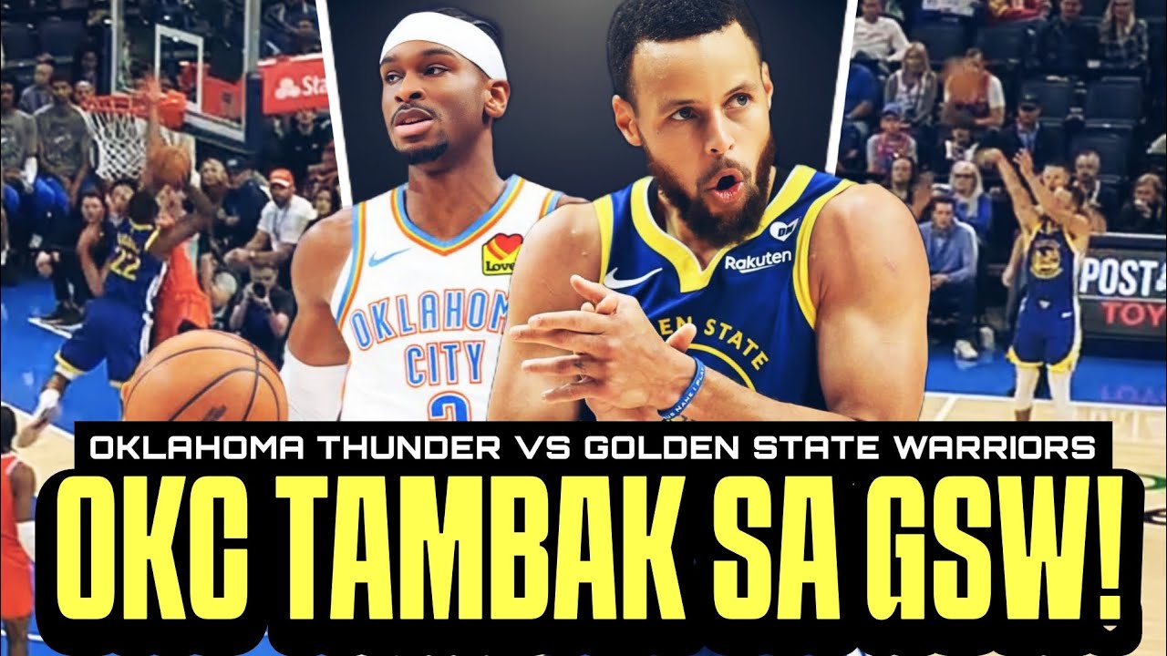 Warriors TINAMBAKAN ang OKC Thunder! Number 1 na sa standings! Steph ...