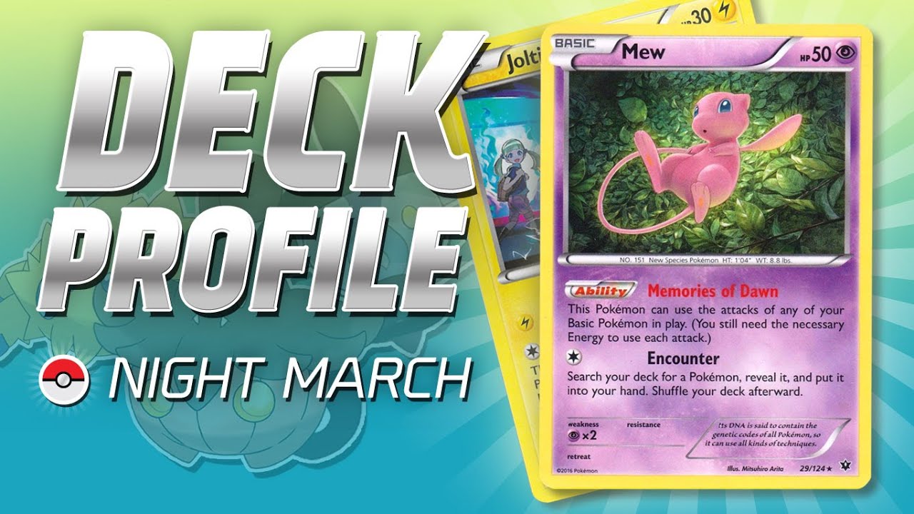 Night March w/Mew Deck Profile (XY-Fates Collide) - YouTube