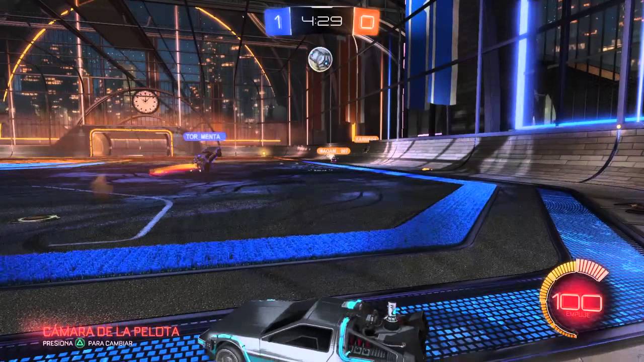 Probando el Delorean Time Machine (Regreso al Futuro)|[Rocket League]#4 ...