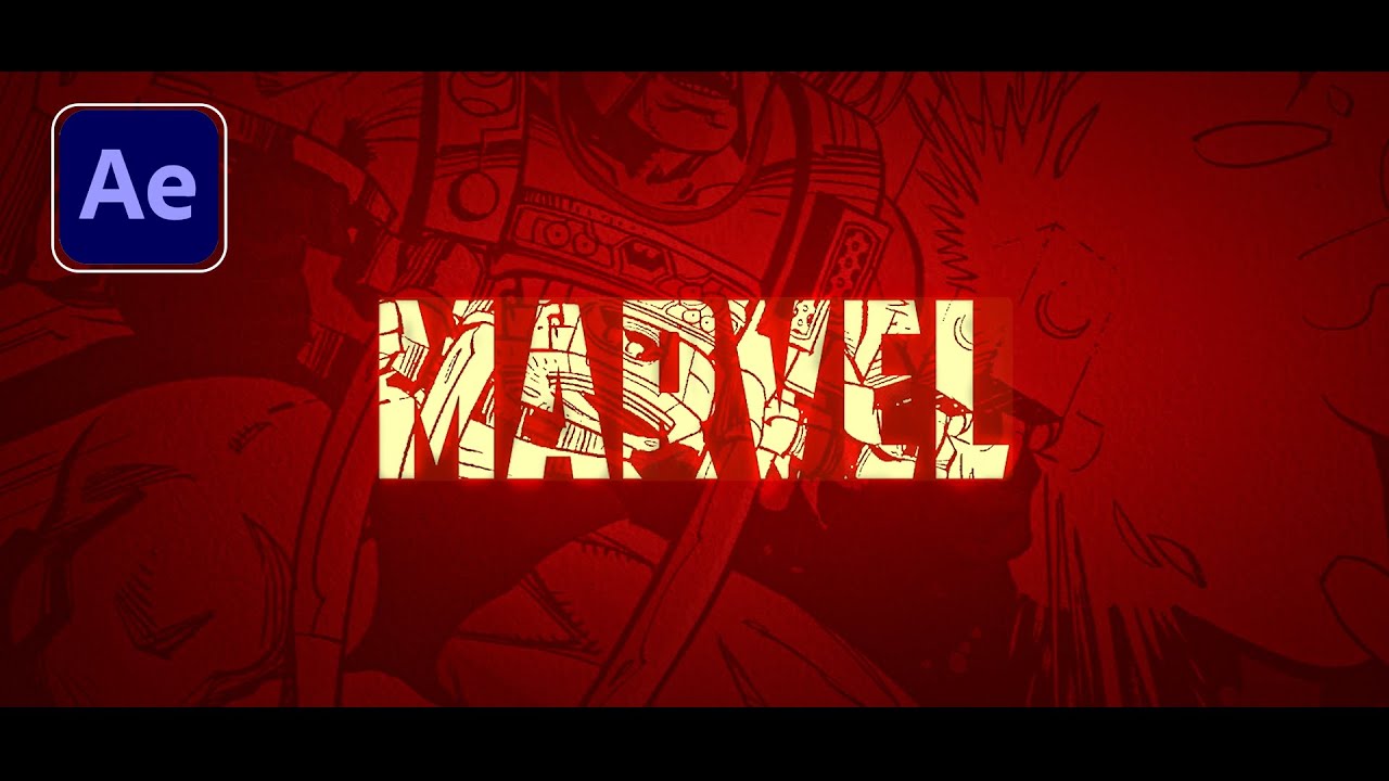 MARVEL INTRO in After Effects SELBST ERSTELLEN [2021] - COMIC Logo ...
