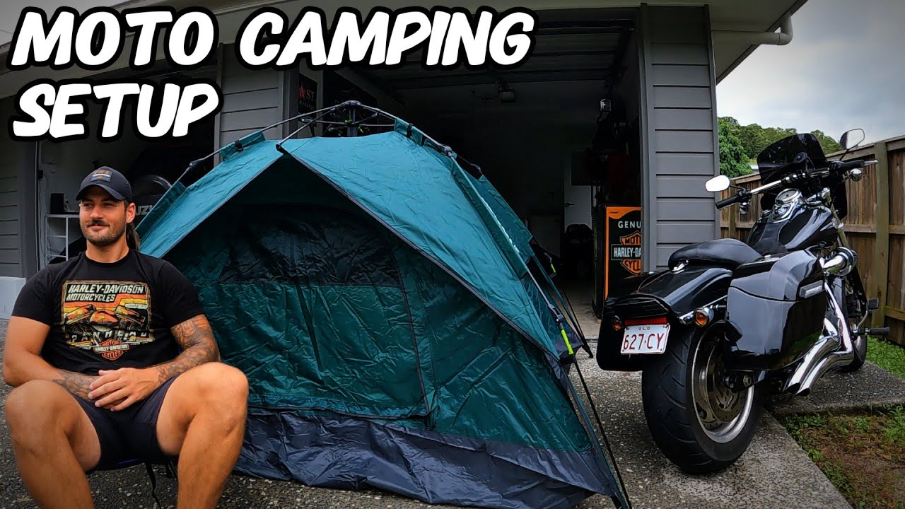 Solo Motorcycle Camping - Finding the best moto camping setup - YouTube
