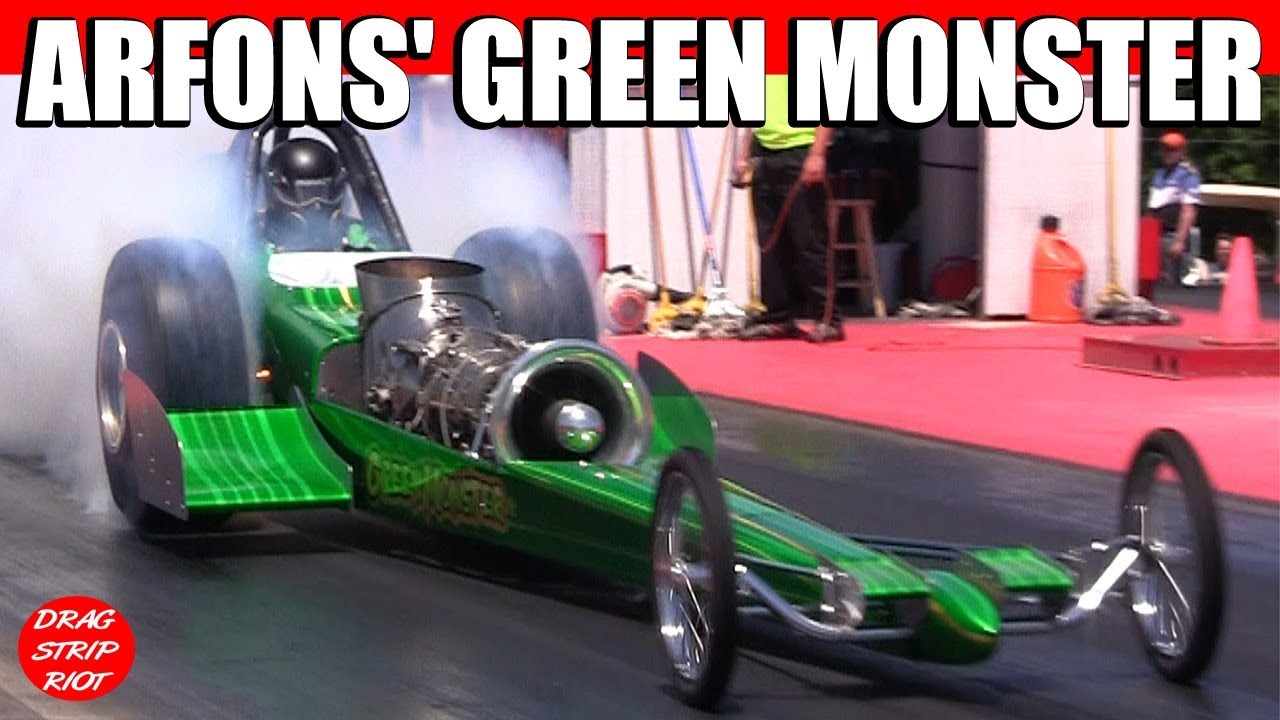 Jet Car Drag Racing Arfons Green Monster Nostalgia Classic - YouTube