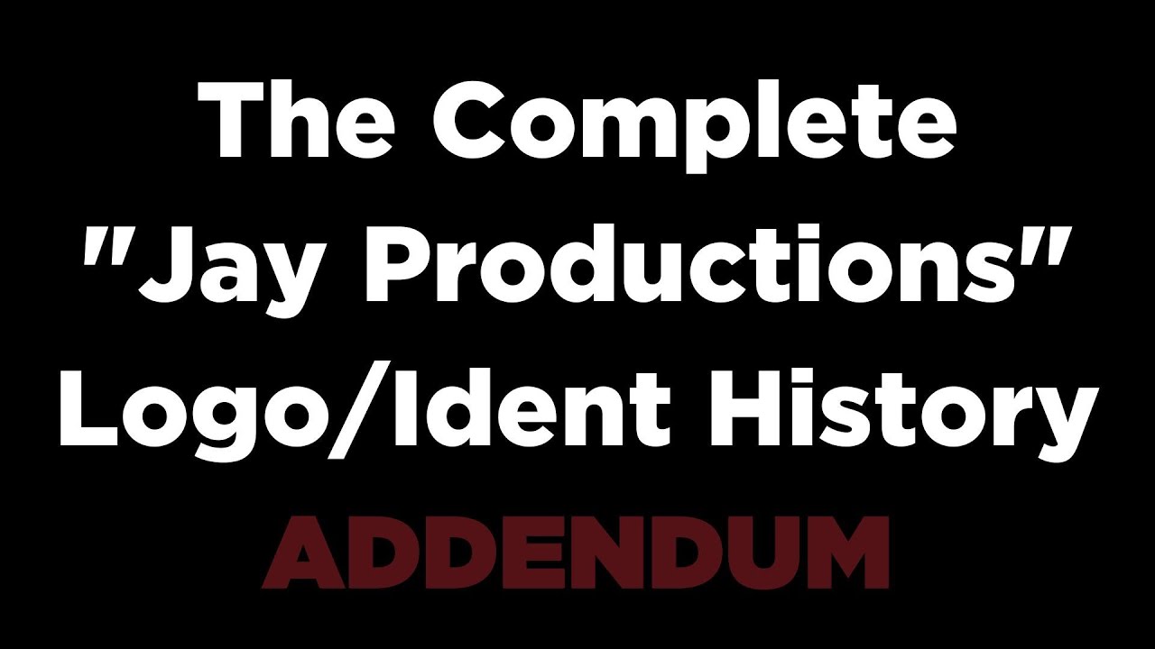 The Complete "Jay Productions" Logo/Ident History: ADDENDUM - YouTube