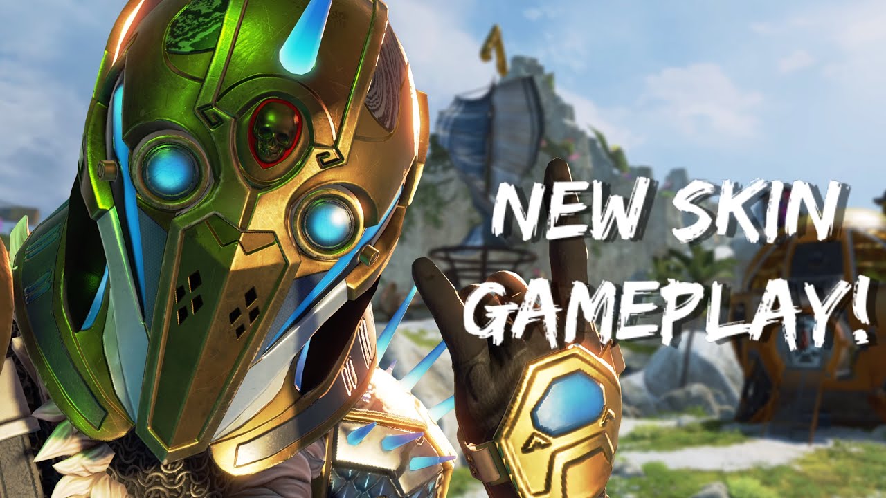 Cerulean Centurion Skin Gameplay! - Apex Legends Season 16 - YouTube