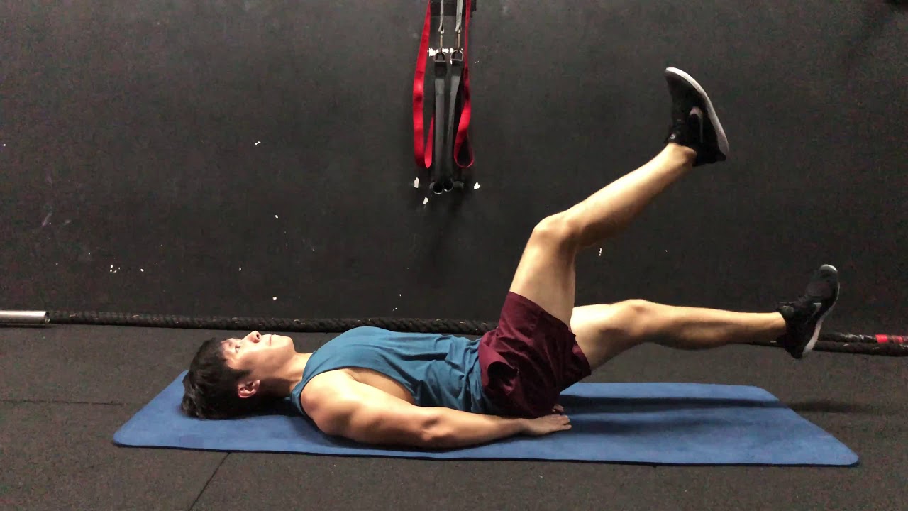 HOW TO DO: Lying Flutter Kicks - YouTube