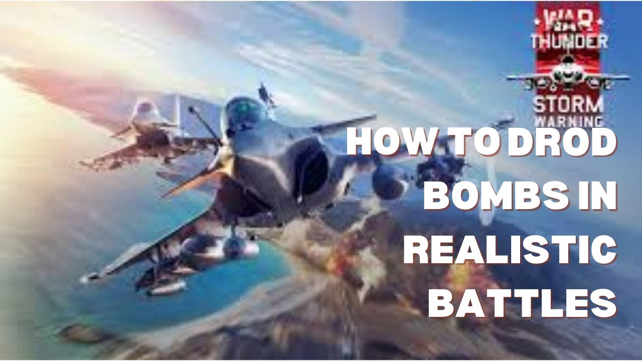How to drop bombs in realistic battles - YouTube