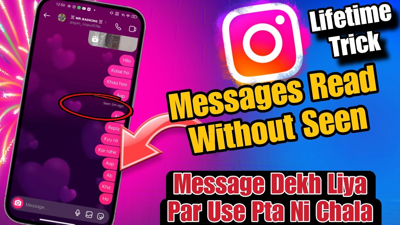 How to read Instagram messages without Seen Life time Trick (2024 ...