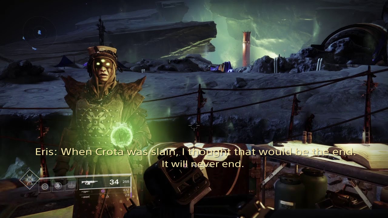 Idle Dialogue, The Moon | Eris Morn: "When Crota Was Slain ...