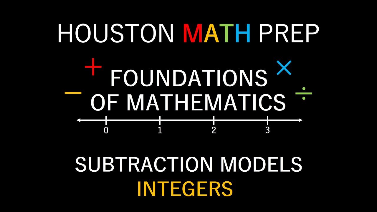 Integer Subtraction Models (Math for Teachers) - YouTube