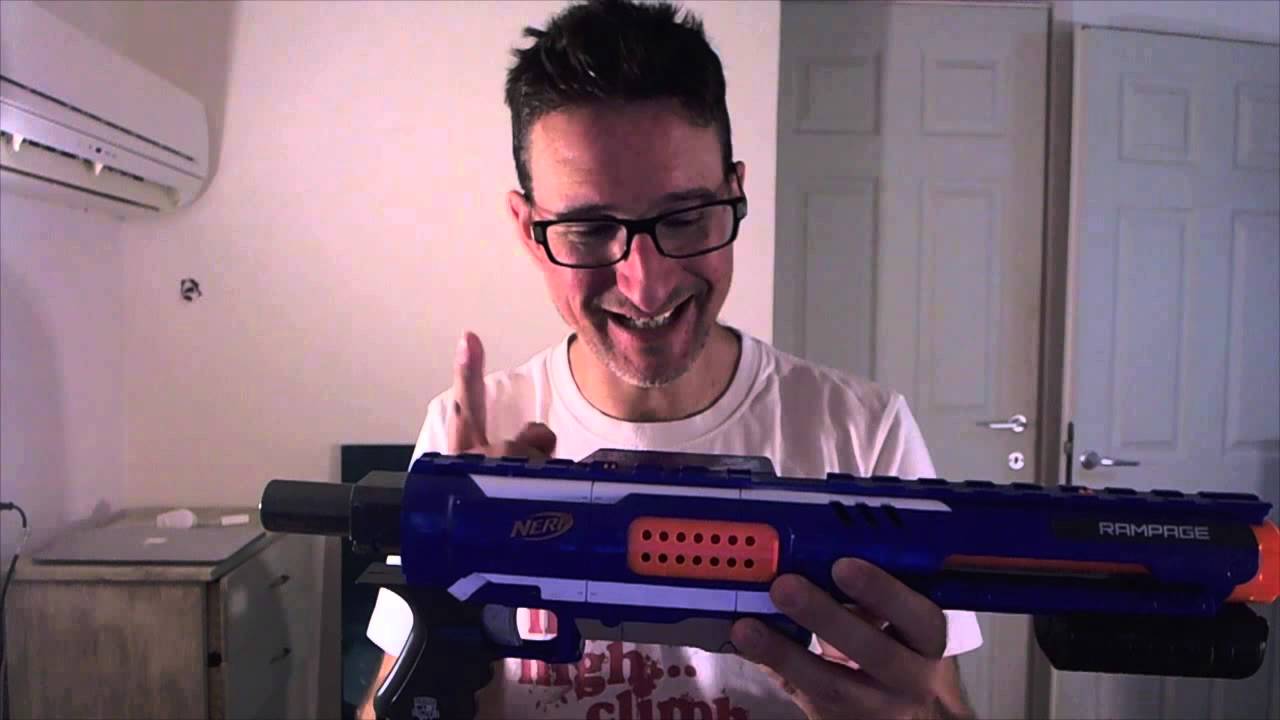 NERF RAMPAGE MOD - YouTube