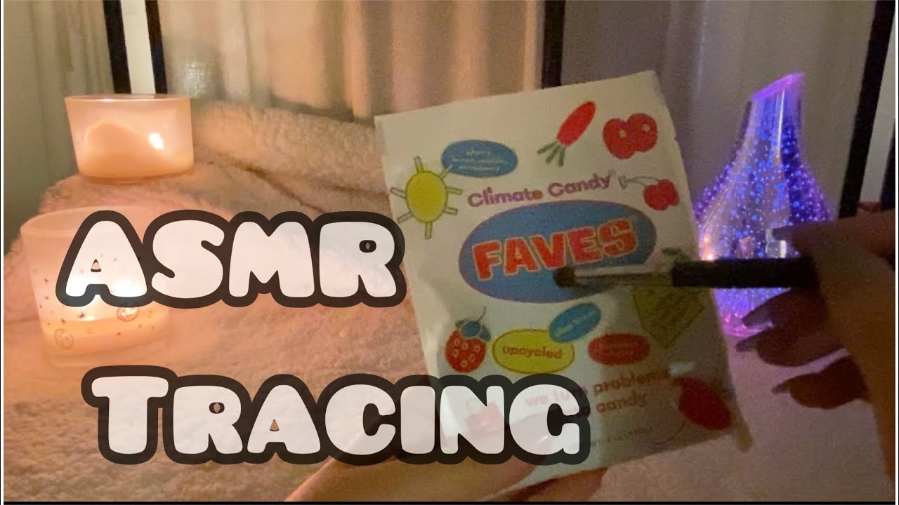 ASMR TRACING - Soft Spoken, some Tapping/Scratching/Crinkles - YouTube