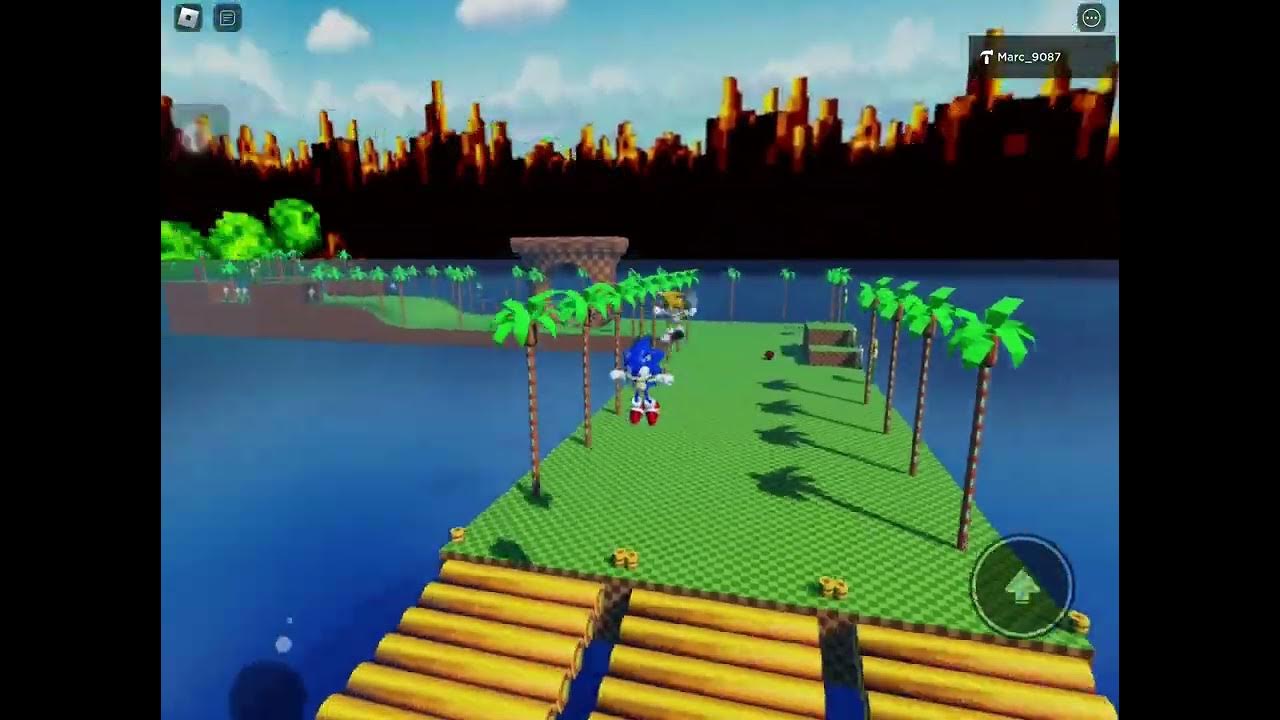 Classic sonic roblox game - YouTube