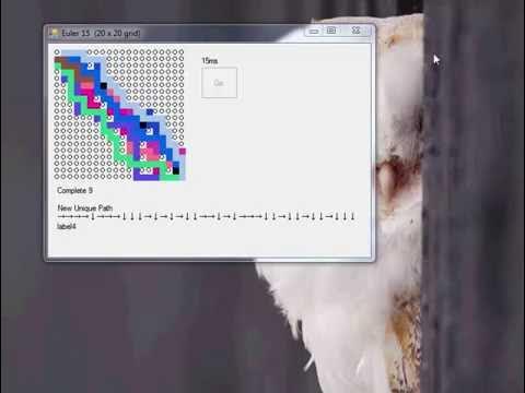 Visualizing Project Euler Problem 15 | Lattice Paths - YouTube