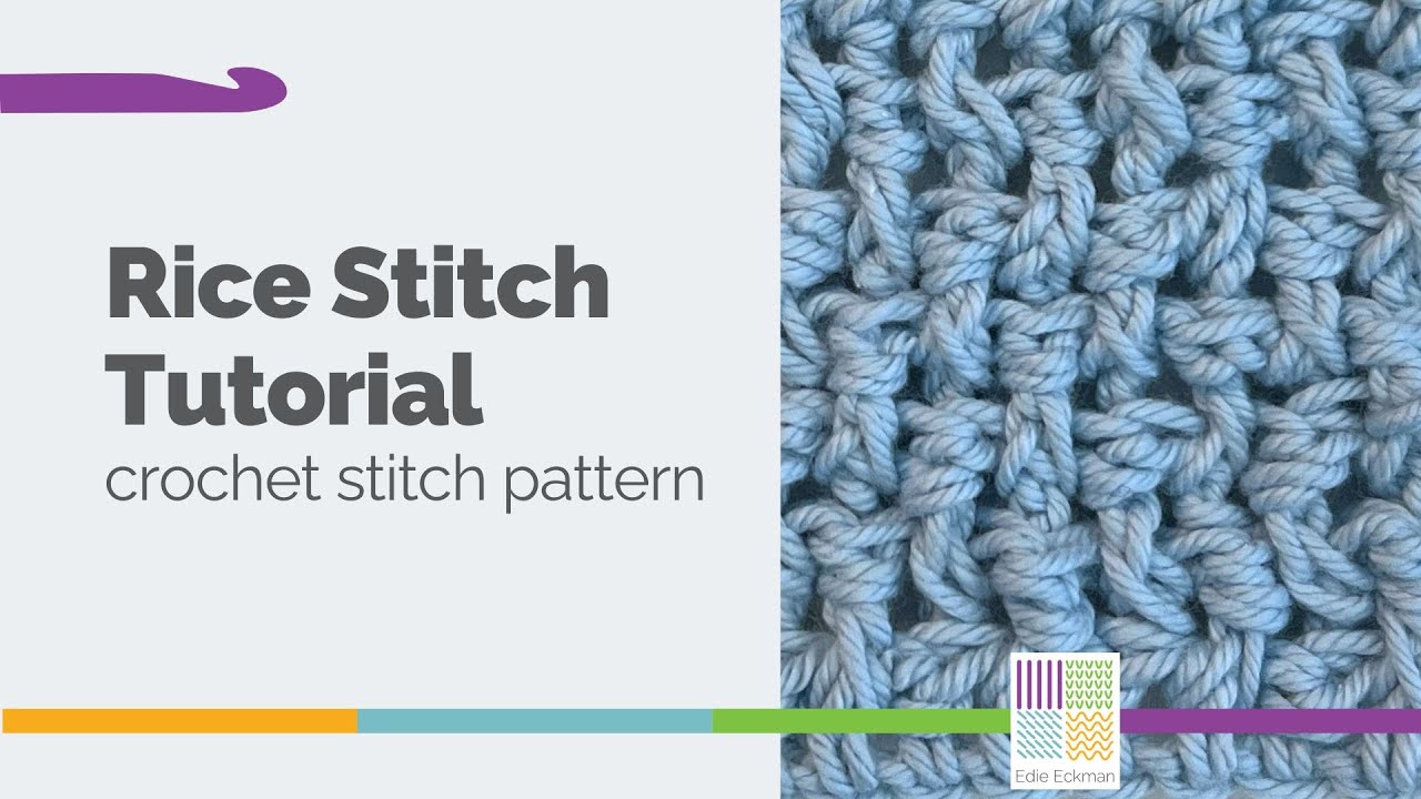 Rice Stitch Tutorial - YouTube