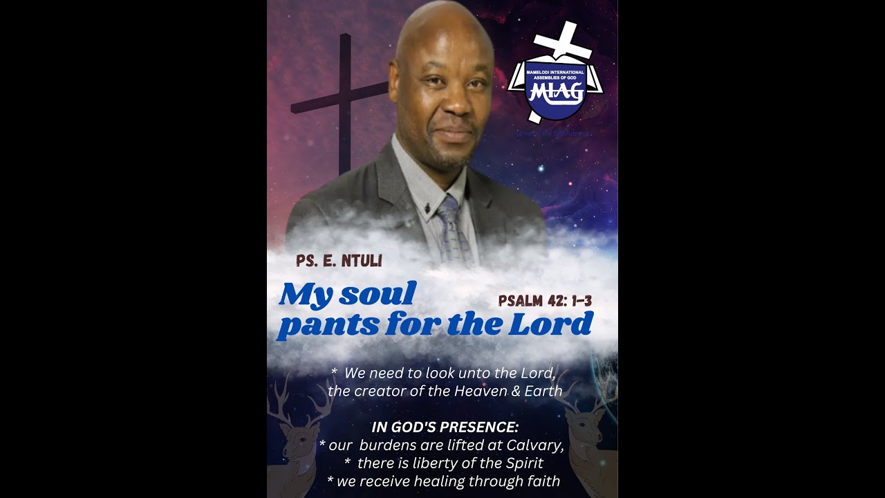 My Soul Pants For The Water | Pastor ELIJAH NTULI - YouTube