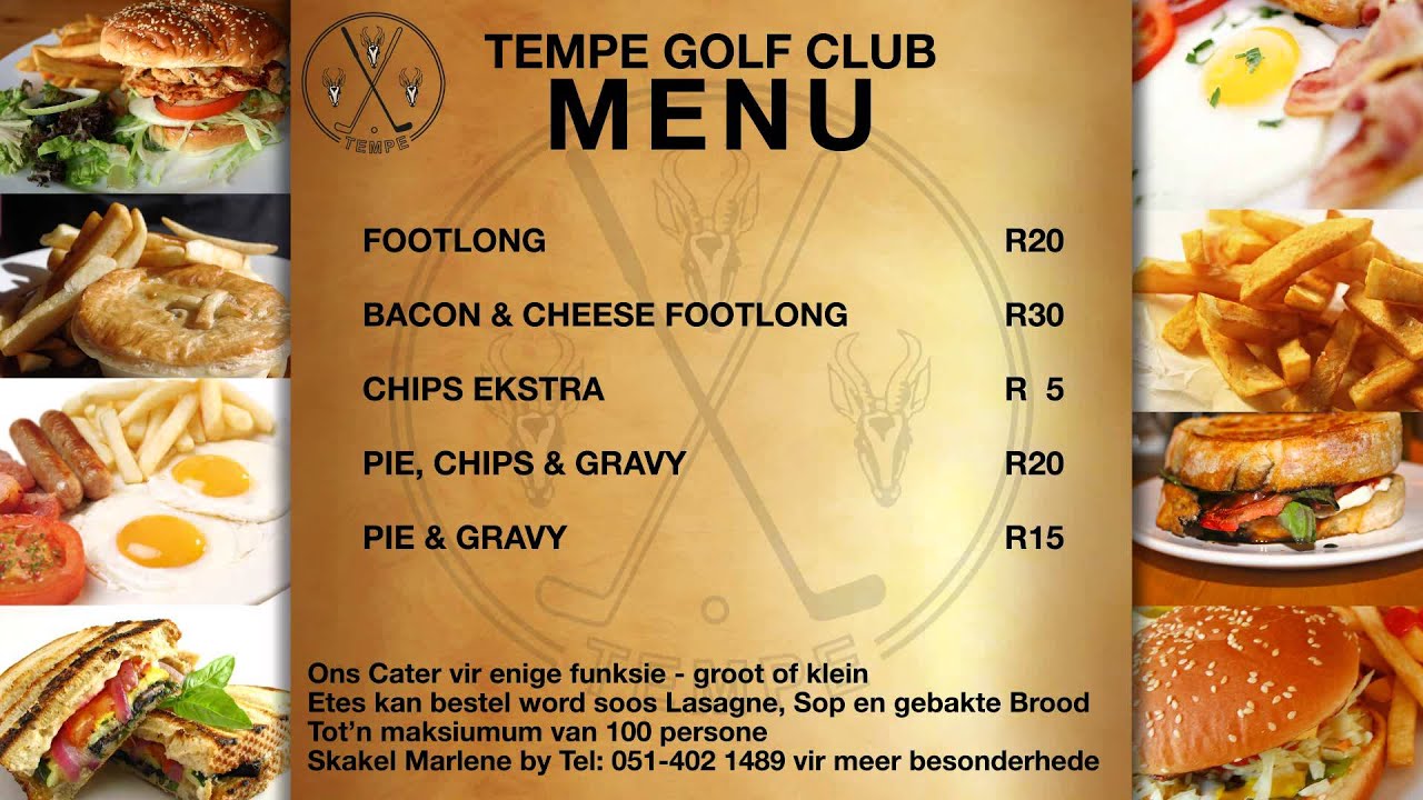 Tempe Menu 27 06 13 - YouTube