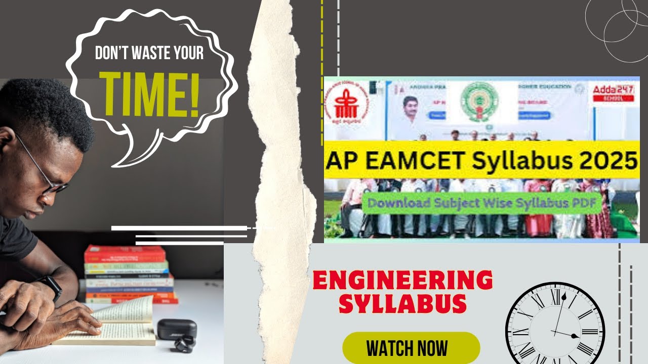 AP EAMCET ENGINEERING SYLLABUS 2025 // HOW TO PREPARE AP EAMCET ...