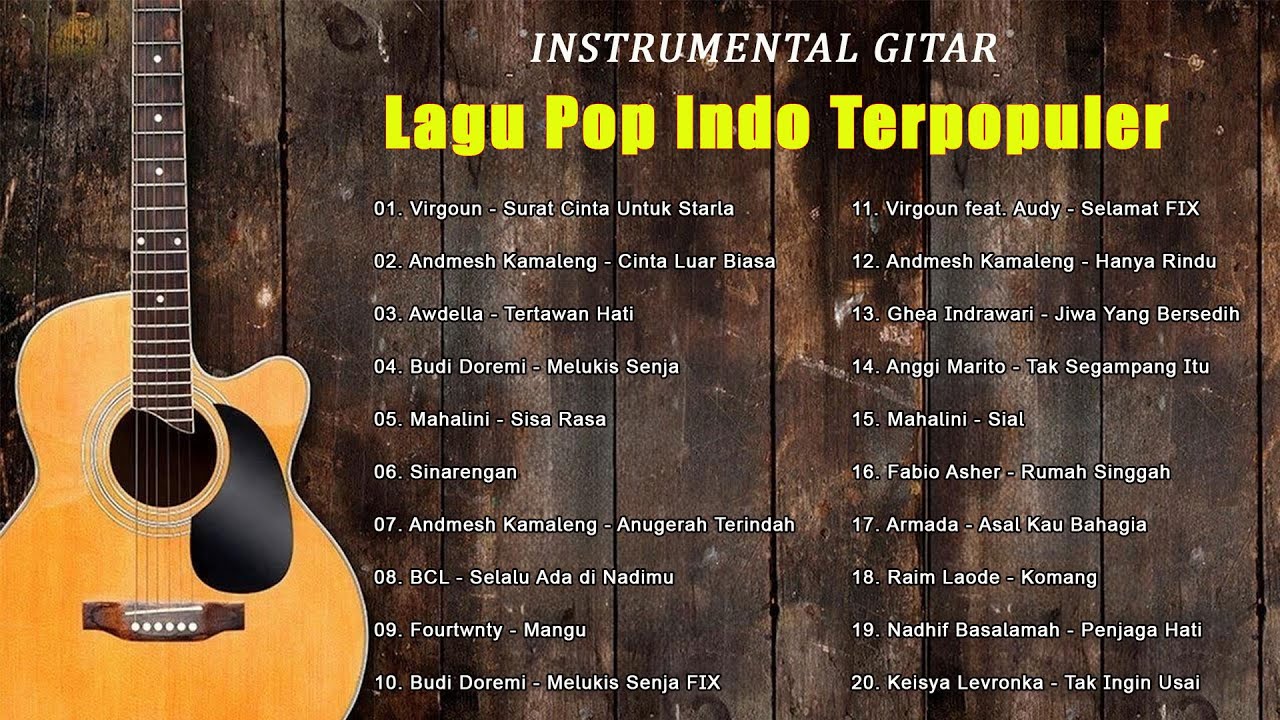 Instrumental Gitar Lagu Indonesia 🌙 Lagu Tenang & Musik Untuk Belajar ...