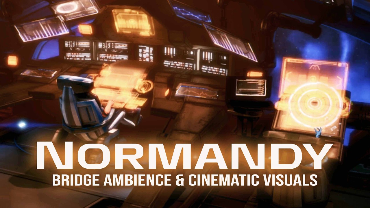 Mass Effect 3 - Normandy Bridge | 1 Hour of Ambience - YouTube