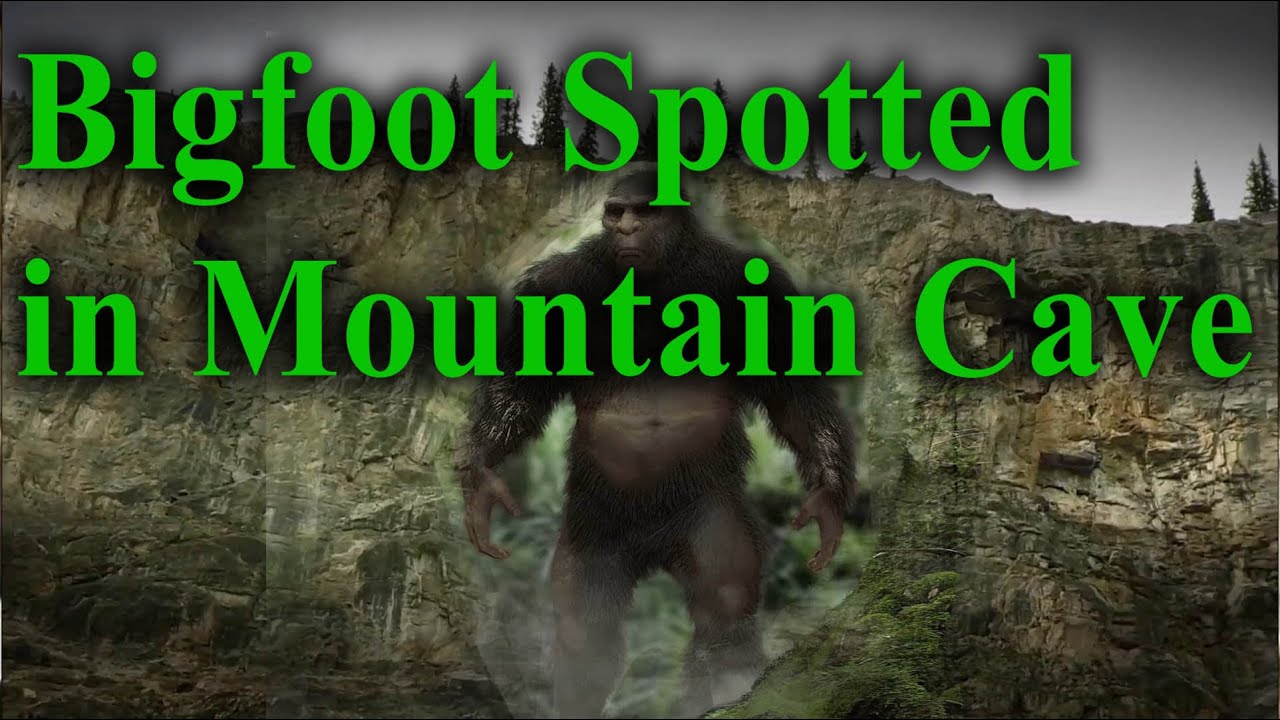 Bigfoot Sighting in Mountain Cave. Sasquatch in the Rockies - YouTube