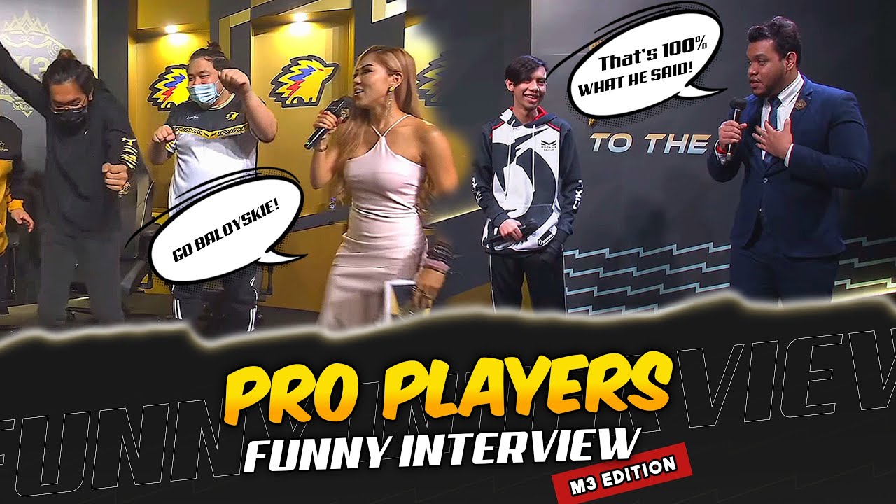 PRO PLAYERS "FUNNY INTERVIEW 😂" MOMENTS - M3 EDITION - YouTube