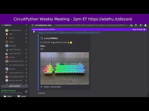 CircuitPython Weekly Meeting for July 5, 2022 @circuitpython #circuitpython #adafruit - YouTube