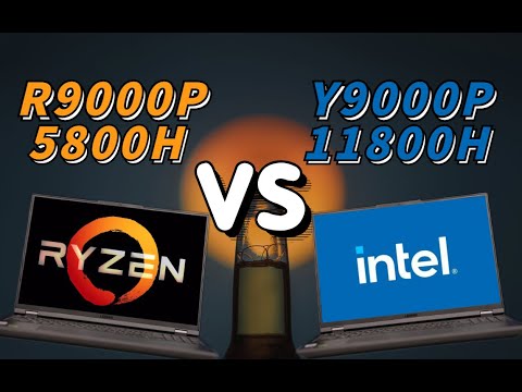 【横评】拯救者Y9000P VS R9000P AMD intel谁更YES - YouTube