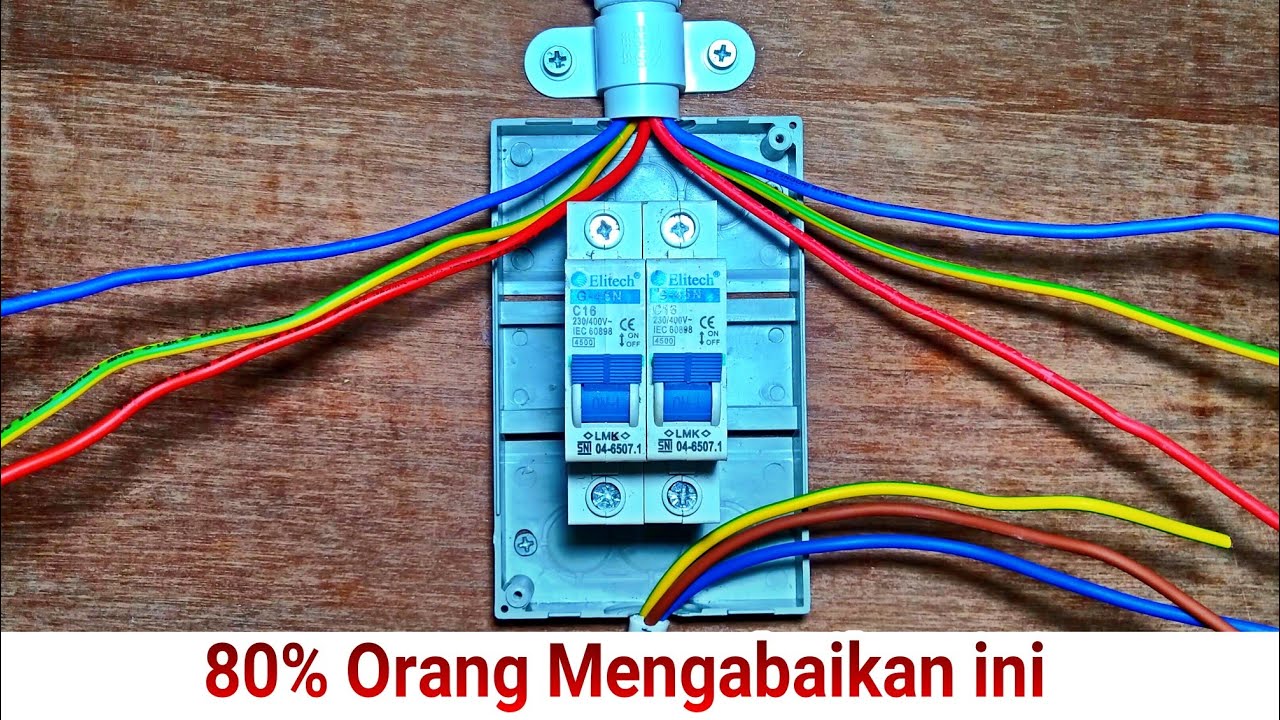 TIPS..!! MERAPIKAN KABEL SAAT PEMASANGAN MCB LISTRIK RUMAH - YouTube