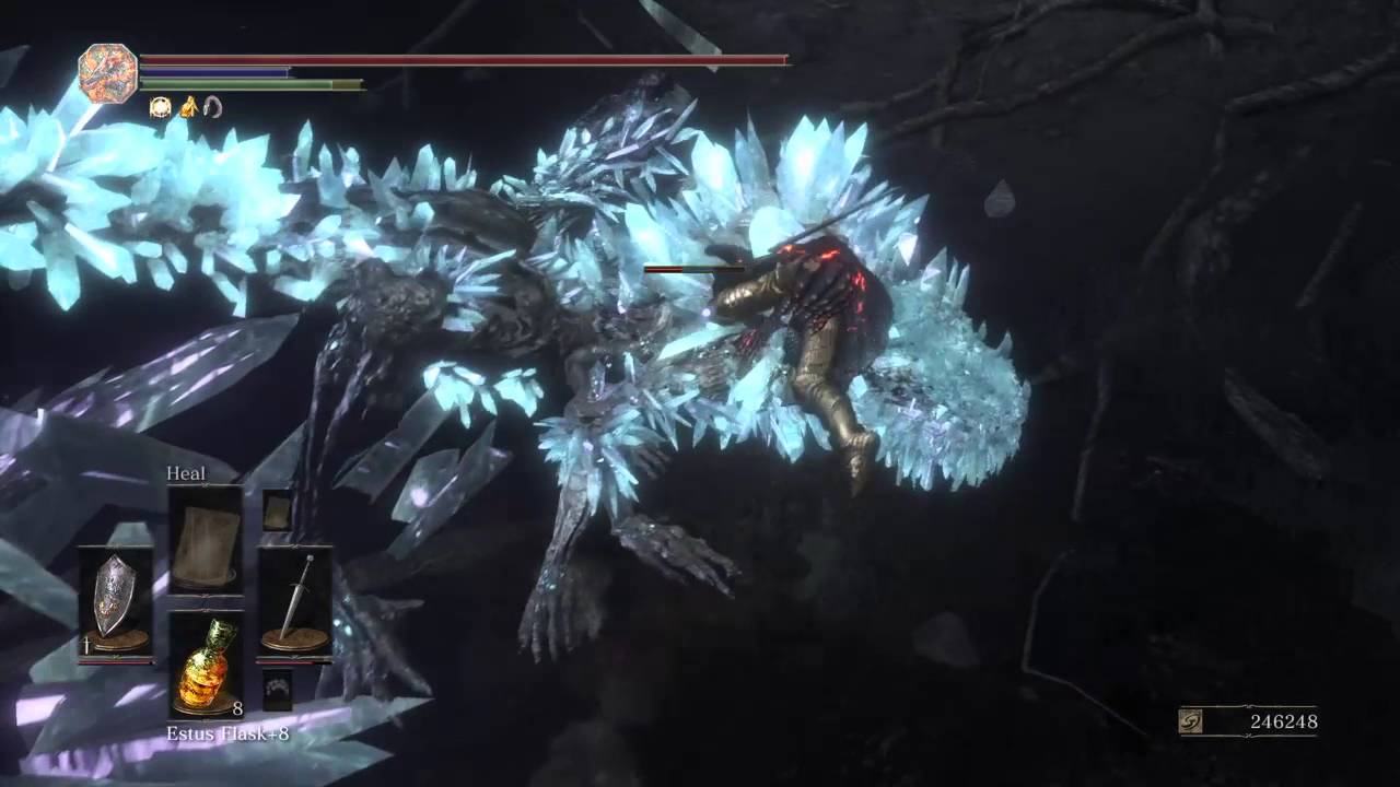 Dark Souls 3: Double Giant Crystal Lizards - YouTube