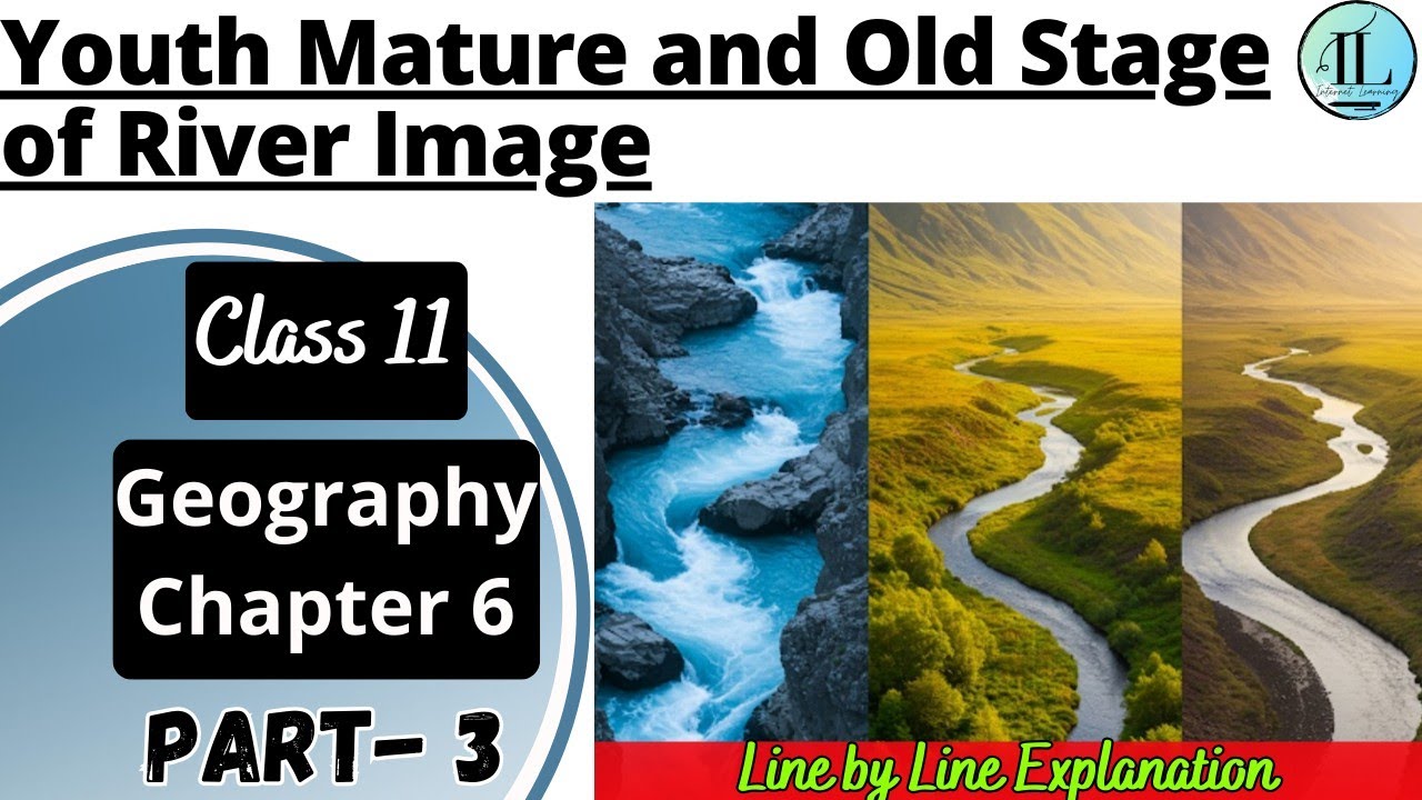 Youth, Mature and Old Stages of Running Water | Landforms and Their ...