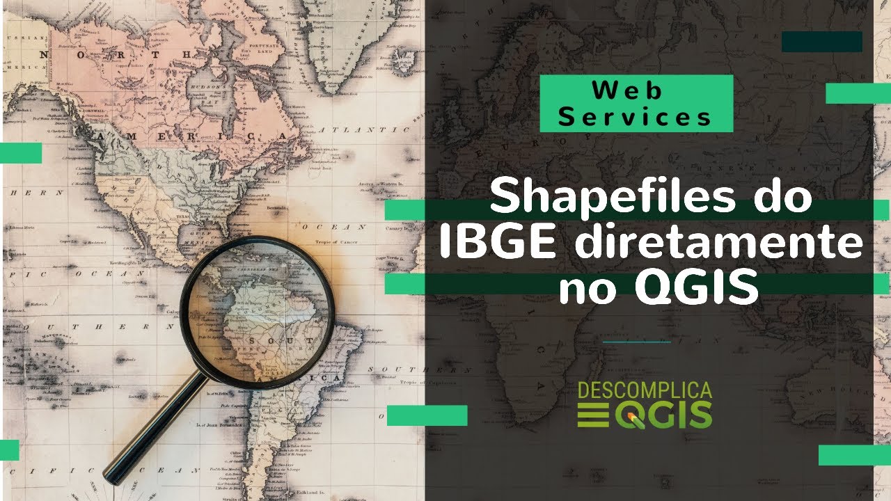 Web Services: Como Baixar Shapefiles do IBGE diretamente no QGIS - YouTube