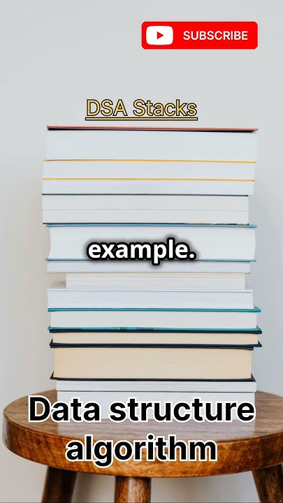 Data Structure Algorithm Stacks Lifo Last In First Out Dsa Stacks Dsa Computerscience 