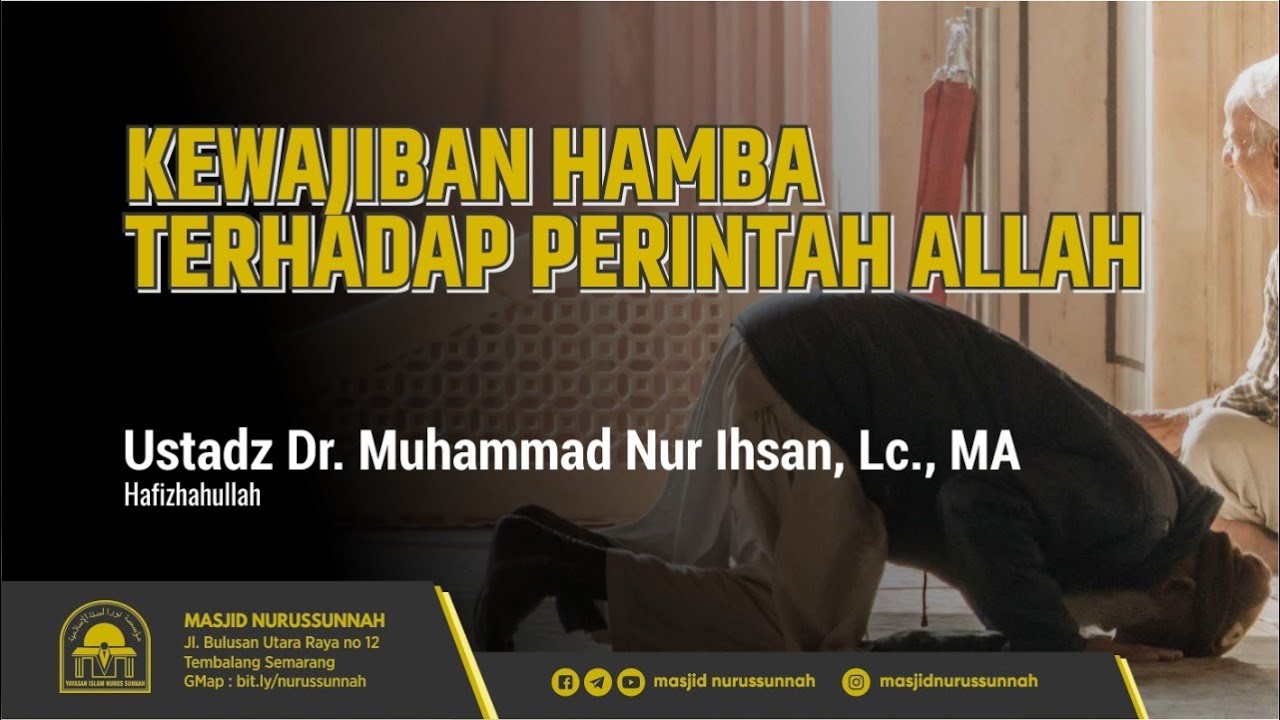 [TABLIGH AKBAR] Kewajiban Hamba Terhadap Perintah Allah | Ustadz Dr ...