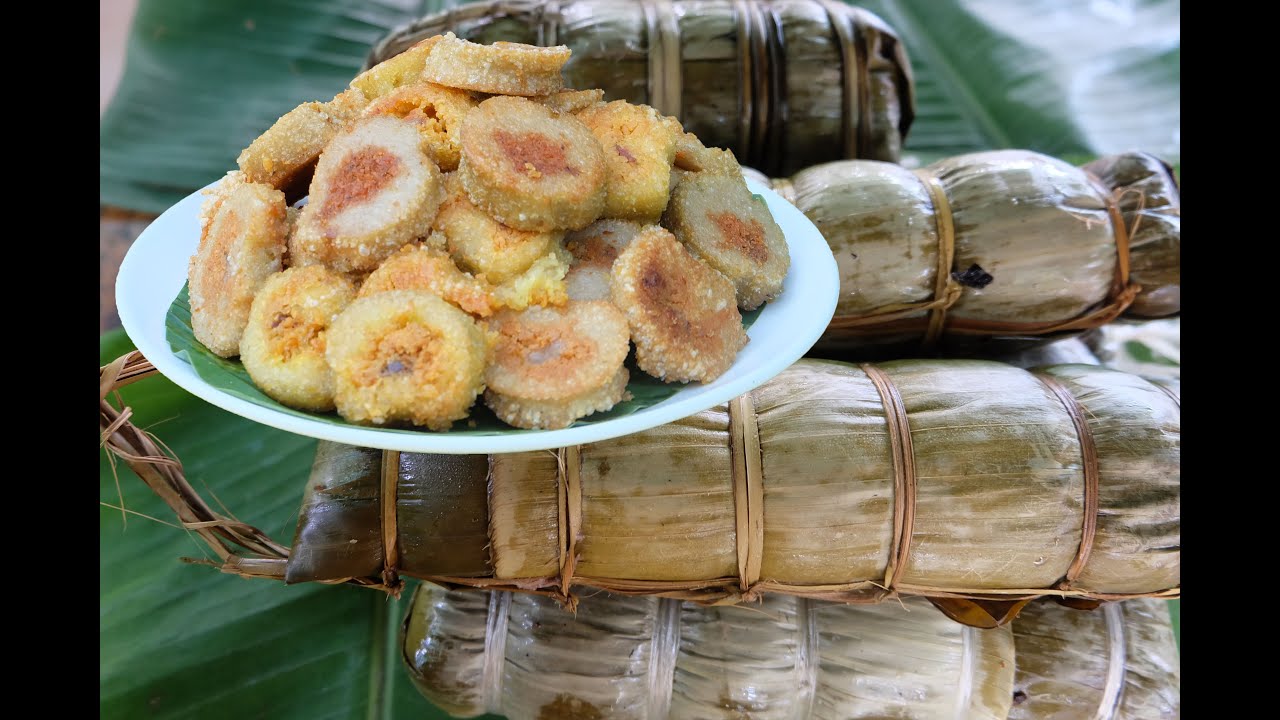 Fried Sticky Rice Cake with Pork - YouTube