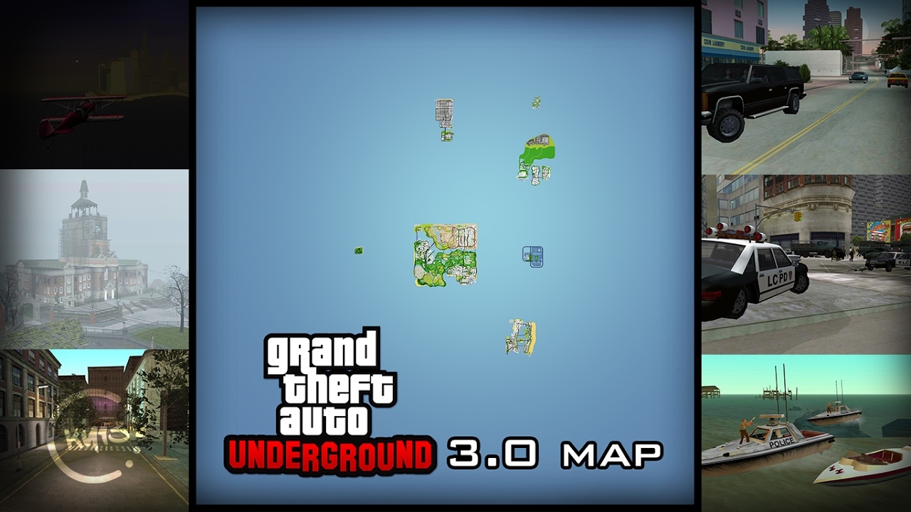 Карта gta underground - 81 фото