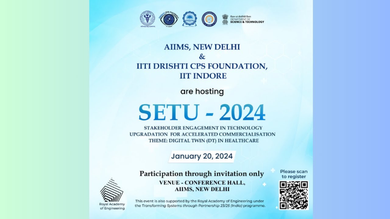 IITI Drishti cps foundation, IIT Indore (Part-1) | SETU - 2024 | TV ...