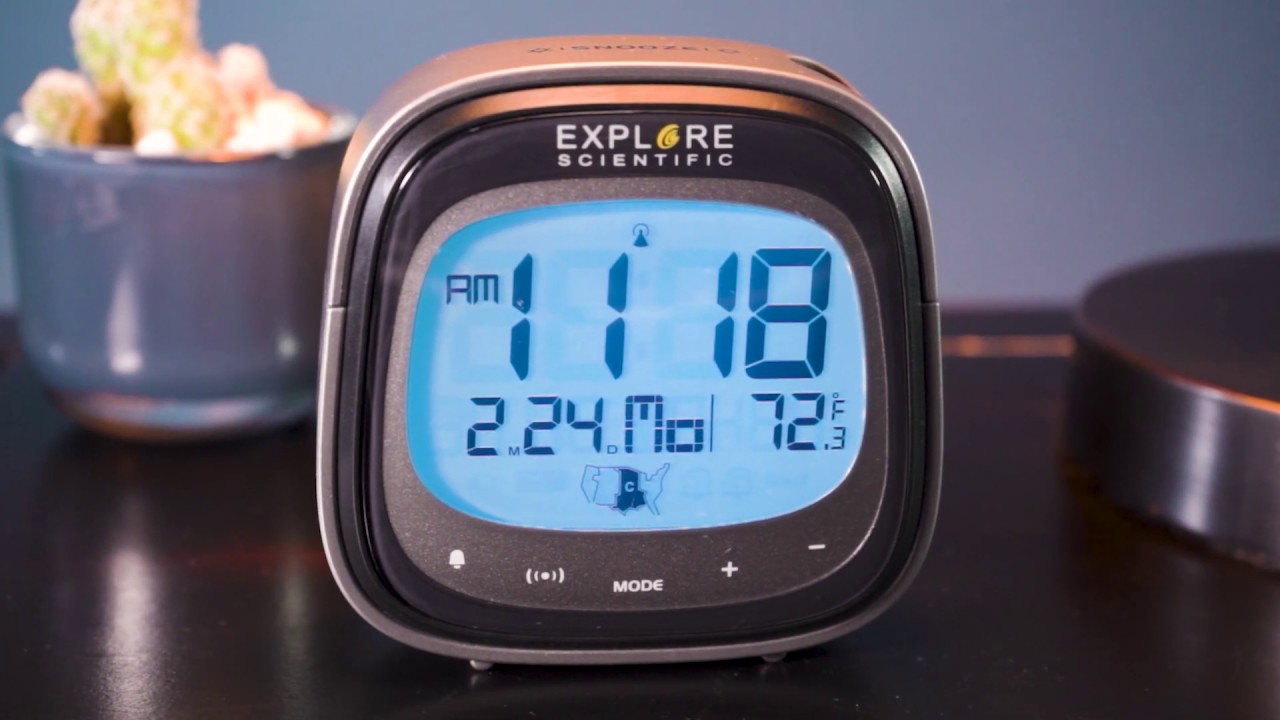 Explore Scientific World Alarm Clock - YouTube