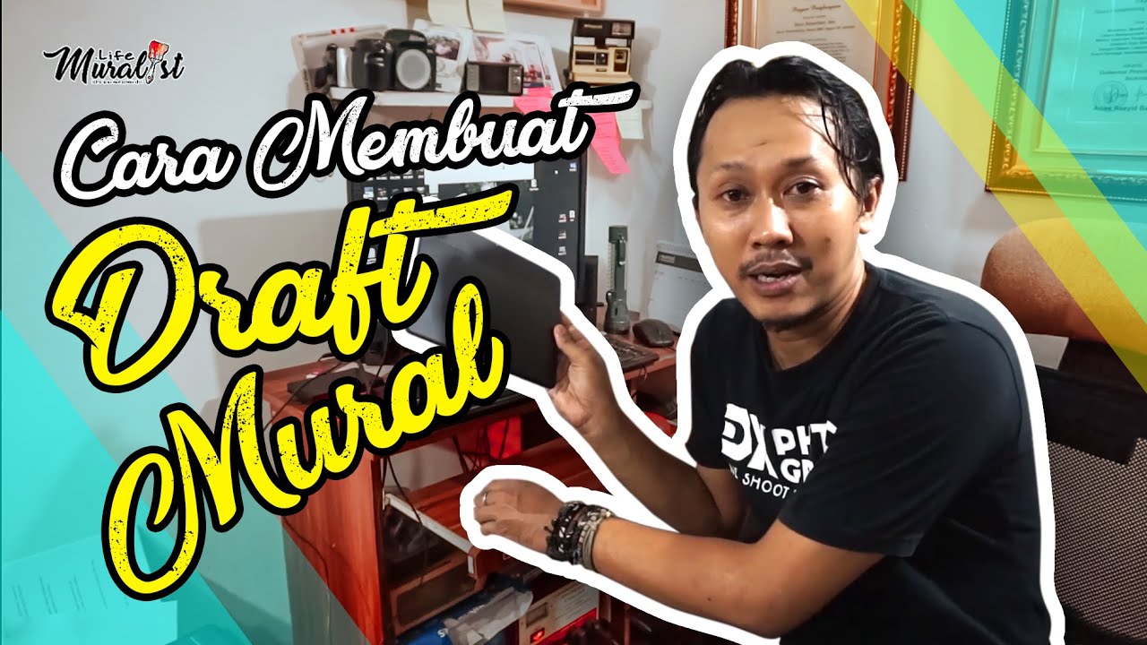 CARA MEMBUAT DRAFT MURAL KOMERSIAL - YouTube