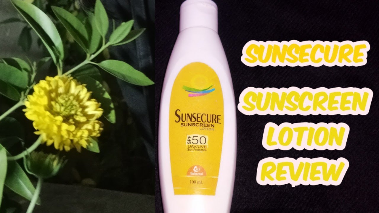 Sunsecure Sunscreen review || 2023 || UV protection - YouTube
