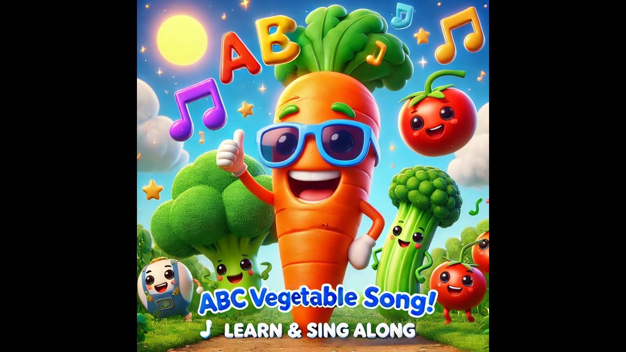 ABC Vegetable Phonics Song for Kids | Fun & Healthy Alphabet Learning ...