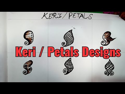 Keri Mehndi Design | Petals Mehndi Design | Easy Mehndi Design | Learn ...