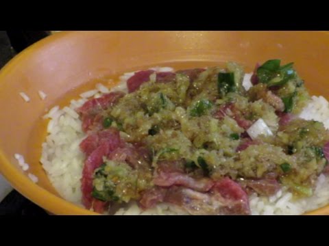 Beef And Egg Clay Pot Rice With Ginger And Green Onions 煲仔饭 (Famous Hot ...