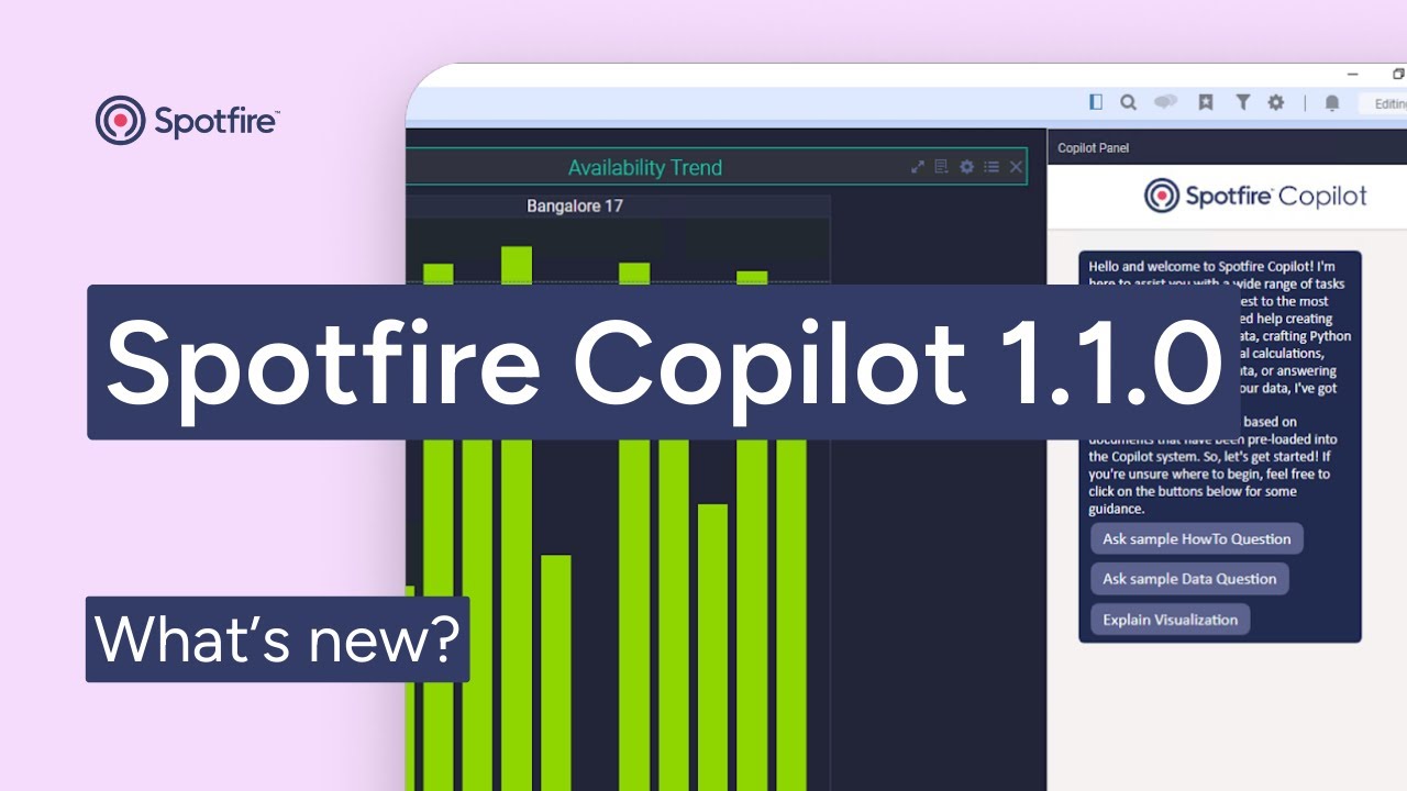 What’s new: Spotfire Copilot 1.1.0 - YouTube