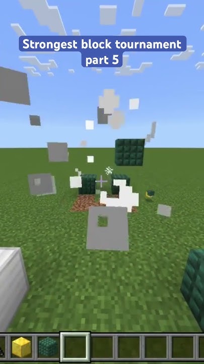 Minecraft strongest block tournament #minecraft - YouTube