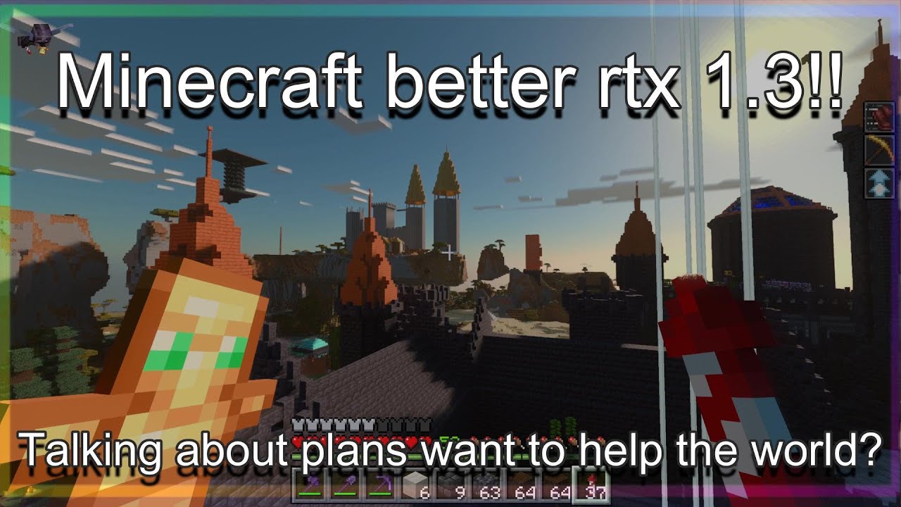 Minecraft better rtx 1.3! - YouTube